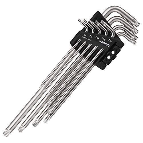 9本組グレー/いじり止めトルクスいじり止め/8509TXH・Style:9本組Size:いじり止めトルクスいじり止め・パッケージ個数:1・セット内容:T8H、T9H、T10H、T15H、T20H、T25H、T27H、T30H、T40H 各1...