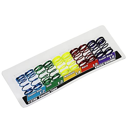 -/-/3740U・本製品に電池、バッテリー等は付属しておりません。イーグルレーシング、1/10不等ピッチ・スプリングセット・ツーリング用 (5種x各2本)。 1/10ツーリングカー/ドリフトカー用不等ピッチスプリングセットです。 不等ピッ...