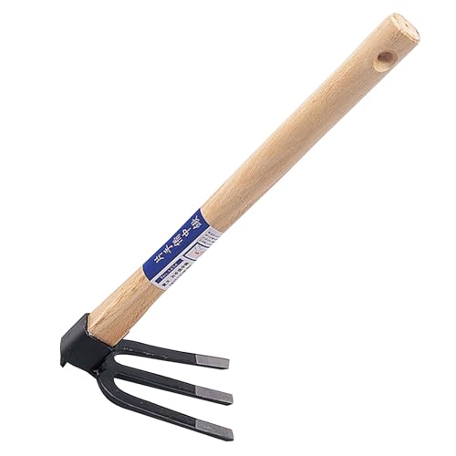 片手備中鍬柄：木目/-/1434・Style:片手備中鍬・パッケージ個数:1・製品サイズ:38.5 x 10 x 12 cm・表札の名字:片手備中鍬・商品重量:440 g・製品型番:1434商品紹介 刃が3本の串状になっていますので、土を耕...