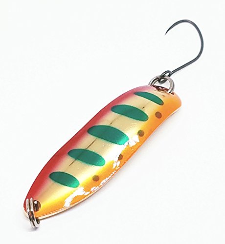 シンプルPL(G)/-/-・Color:PL(G)・パッケージ個数:1・Weight:12.3g「フロントワイド」。今でこそ聞かれるようになった形状ですが、じつは始まりがこのフィールド用バックスです。急流の流れにスプーンを乗せ、Uターンさせ...