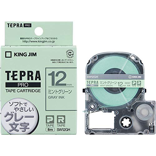 ミントグリーン/12mm/SW12GH・Color:ミントグリーンSize:12mmPatternName:単品・パッケージ個数:1・(b)型番:(/b)SW12GH・(b)巻長さ:(/b) 8m・(b)テープ色 :(/b) ミントグリーン...