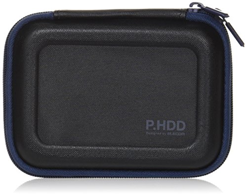 ブラック/Sサイズ/HDC-SH001BK・Size:SサイズColor:ブラック・パッケージ個数:1・収納時のガタつきを抑えるHDD専用ネットポケット付き・ケース外側のセミハード芯材、内側のウレタンスポンジでポータブルHDDをしっかり保護...