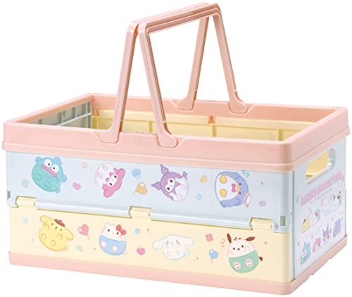 Designサンリオ/幅38×奥行25×高さ19.5cm/BWOT13-A・Color:サンリオ・パッケージ個数:1・サイズ:組立時＝幅38×奥行25×高さ19.5cm/収納時＝幅38×奥行25×高さ5cm・積み重ねができる折りたたみ式のバ...
