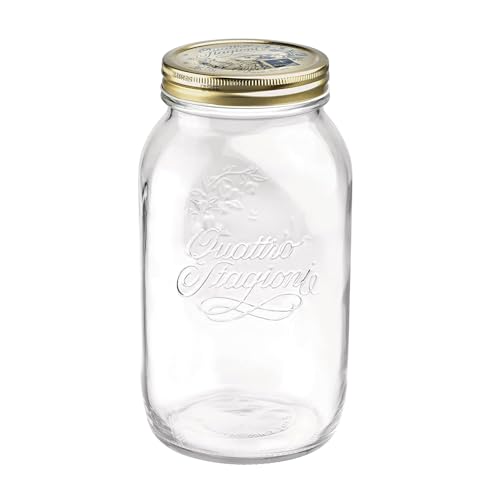 1500ml/1500ml/359920-MQ1・Size:1500ml・パッケージ個数:1・サイズ:直径113×高さ210mm・本体重量:770g・素材・材質:本体/ガラス、蓋/ブリキでメッキ加工・生産国:イタリア・口径:85mm商品紹介...