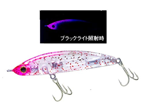 50mmKPRG(ケイピンクレッドグリッター)/50mm/F1201-KPRG・Color:KPRG(ケイピンクレッドグリッター)・パッケージ個数:1・Size: 50mm・Weight: 4g・Ring#: 1・Hook#: 12・Dis...