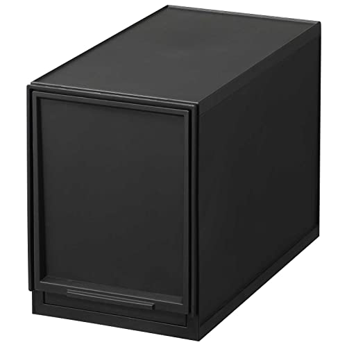 モジュールケースブラック/スリムL/D2SC-LSBK・Size:スリムLColor:ブラック・パッケージ個数:1・スルッと引き出せて、スキッと閉まる機構・お好みに合わせて積み重ね可能です・キッチン・子供部屋・トイレ・リビング・玄関・洗面所...