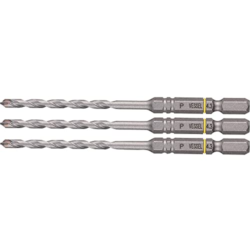 3本セット 4.3mm-/-/APD3S-4.3・Style:3本セット 4.3mm・パッケージ個数:1・セット明細:φD: 4.3 …3本●φD4.3…3本入りセット。 【用途】 浴室・キッチン、屋根、外壁などの穴あけ作業等に。 被削材:...
