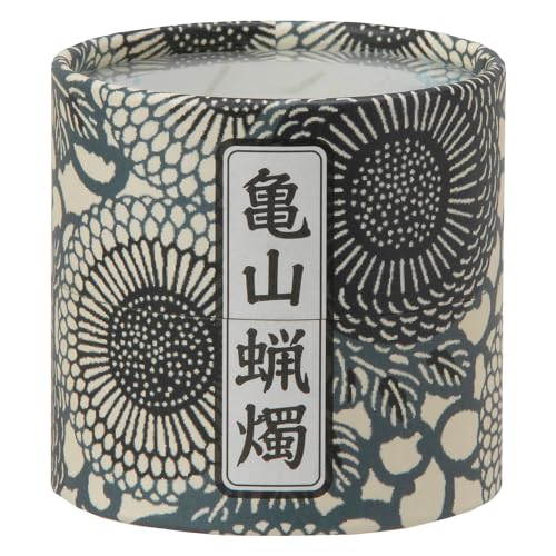 ホワイト/130個 (x 1)/4901435844732・パッケージ個数:1・φ7.5cm 高さ7.2cm・日本製・完成品・亀山五色蝋燭は、京都の紙筒容器の老舗「鈴木松風堂」との共同開発の末、誕生しました。着物の伝統的な柄である「菊唐草模...