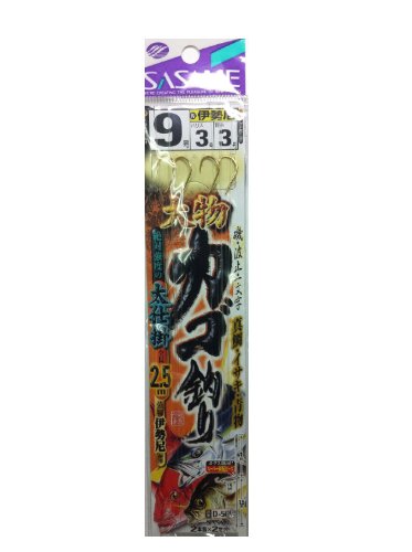 9号-/2.5m/D-567・Style:9号・パッケージ個数:1・号数:9号・ハリス:3号・幹糸:3号・仕掛け糸全長:2.5m・仕様:2本鈎×2セット厳選した素材選定から、熟練の鈎先研磨。鋭いフッキングポイントと強さを完璧なまでのフォルム...