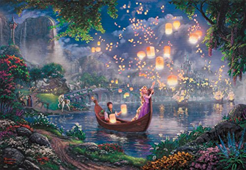 1000ピースTangled/完成サイズ:51x73.5cm/D-1000-488・Style:1000ピース・パッケージ個数:1・(C)Disney. Tangled (C) 2013 Thomas Kinkade・形:長方形・商品モデル...