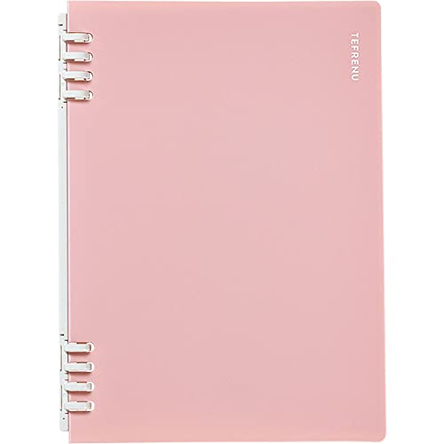 ピンク/A5/CN9854TE-P・Size:A5Color:ピンク・パッケージ個数:1・書くときに手がふれないリングノート・【カラー】ピンク・【サイズ】A5 【外形寸法】約159(W)×217(H)×14(D)mm・【最大収納枚数】30枚...