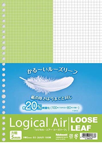 方眼5mmホワイト^グリーン/B5/LL-B504S・Color:ホワイト^グリーンSize:B5Style:方眼5mm・パッケージ個数:1・B5 ・ ヨコ182×タテ257・本体重量:296g・本文:上質紙 ・ 56g/ ・ 方眼5mm ...