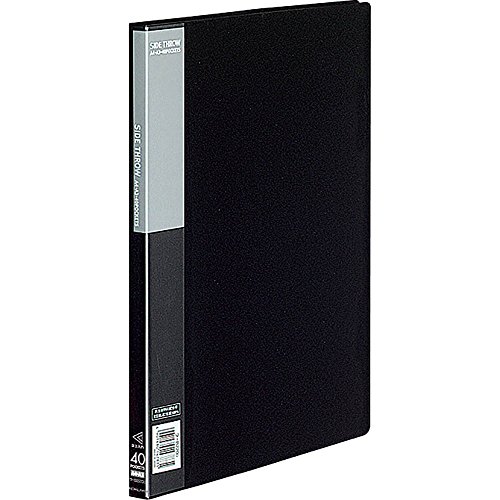固定式ブラック/A4-S/ラ-B220D・Color:ブラック・パッケージ個数:1・【寸法】 17×232×312mm・【サイズ】 A4-S　【ポケット枚数】 20枚(40ポケット)商品紹介 ●大型書類も折らずに収容できる横入れタイプの固定...