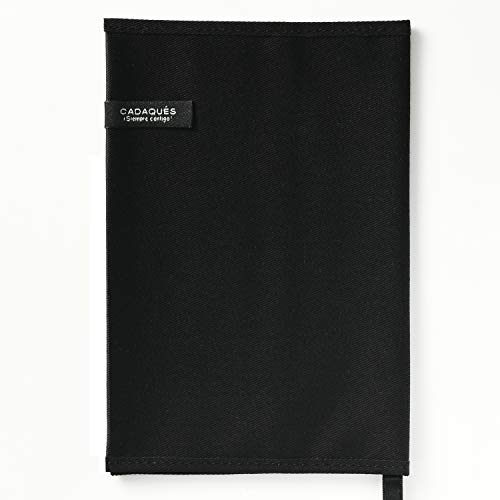 ブラック/B5/114215・Color:ブラック・パッケージ個数:1・【収納目安サイズ】(約)　257×182mm　本の厚さ3cmまで　表紙の厚みにより入らないことがございます。・【収納できる本の参考】週刊誌・ドライブマップ・【素材】綿（...