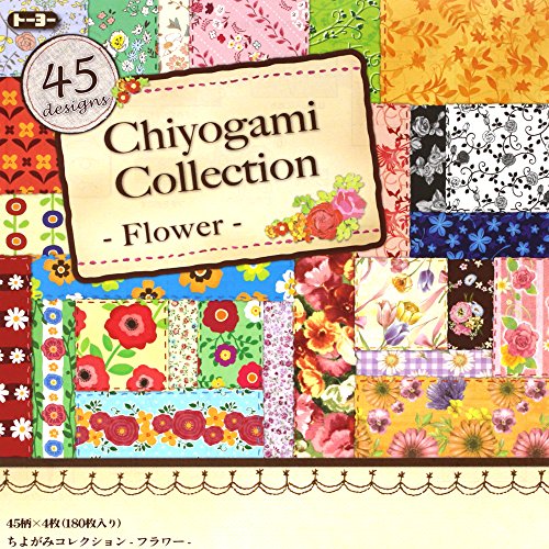 フラワー/15cm角/018059・パッケージ個数:1・1枚の寸法:15cm×15cm・1枚の寸法:15cm×15cm・内容:45柄×各4枚、合計180枚入り・透明PP製ケース入り・生産国:日本45柄が各4枚(合計180枚)入った花の柄だけ...