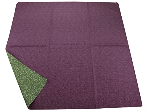 シンプルムラサキ/グリーン/90cm/10170-301・PatternName:01.ムラサキ/グリーン・パッケージ個数:1・サイズ:約横90×縦90cm・素材:ポリエステル100%・生産国:日本「むす美」はふろしきを通して日本人が大切に...