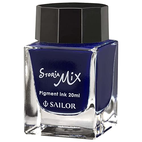 ブルー/20 ml/13-1503-240・Color:ブルーSize:20 ml・パッケージ個数:1・混色ができる万年筆用顔料インク STORiA Mix・【特長】これまでは出来なかった顔料インクの混色が楽しめる・【仕様】水に強く滲みにく...