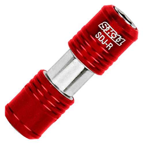 レッド/6.35mm/SDJ-R・Color:レッド・パッケージ個数:1・用途:ビットを電気ドリルに装着したまま、ドリルや下穴錐を装着・特徴:スリーブを引かなくても差し込むだけで装着できる、クイックチャック採用・色:レッド・軸径:6.35m...