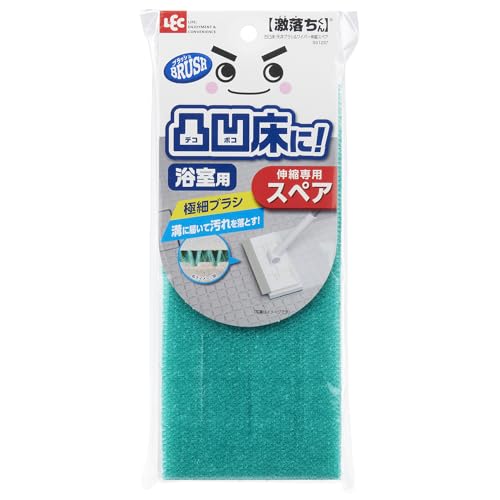 伸縮用スペアホワイト/-/S01237・パッケージ個数:1・「レック 激落ちくん 浴室用 凹凸床 ・ 天井 ブラシ & 水切りワイパー (伸縮タイプ)」用のスペアブラシとなります。・ご使用には本体をお買い求めください。●「レック 激落ちくん...