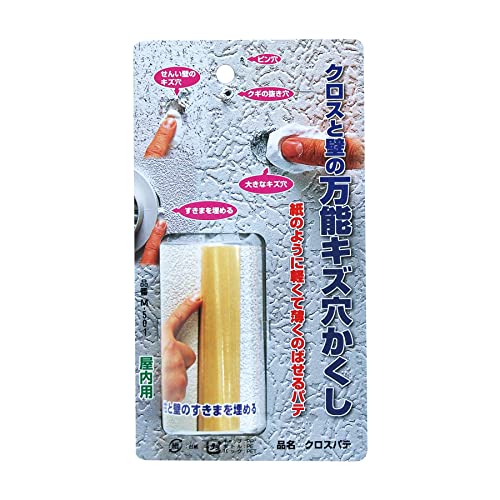 パテホワイト/1個/M-501・Size:1個Style:パテ・パッケージ個数:1・用途:クロスカベのキズ穴かくし・使用量の目安:2mm厚で約8cm2・乾燥時間:20度で約12時間・成分:アクリル樹脂、パルプ組織・ブランド:日本ミラコン産業...