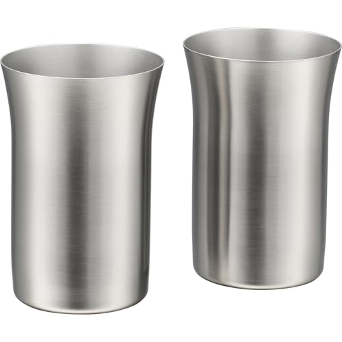 2個組シルバー/260ml×2/EM-090・Size:260ml×2Style:2個組・パッケージ個数:1・材質:ステンレス鋼・商品サイズ(約):6.7×6.7×10cm・93g・生産国:日本・二重構造ではありません。結露します。手になじ...