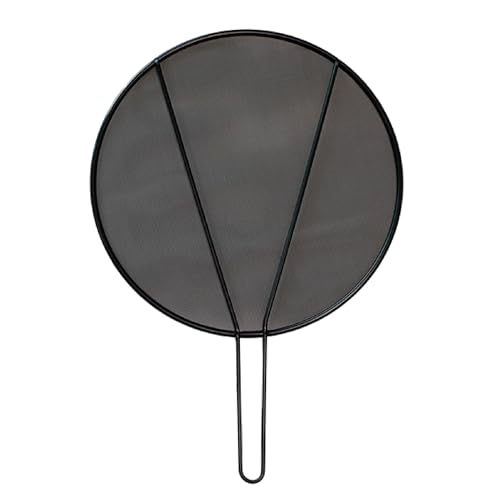 ブラック/29cm/4573306870623・Size:29cm・パッケージ個数:1・揚げ物をするときに鍋やフライパンの上に被せるだけで、油がハネるのを防いでくれる「copan(コパン)調理具合がよく見える油はねガードネット」壁やコンロ周...