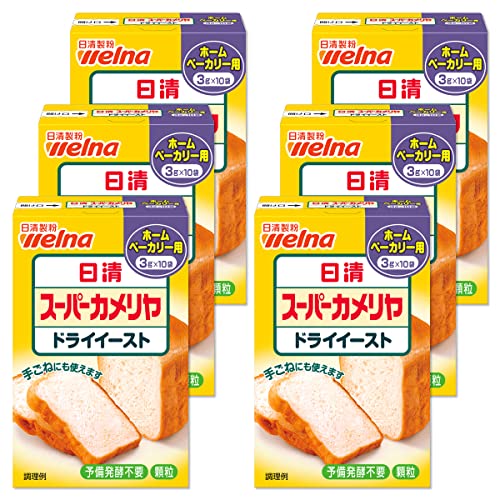 ホームベーカリー用-/3グラム (x 60)/-・Style:ホームベーカリー用・パッケージ個数:6・内容量:(3g×10袋)×6箱・原材料:ドライイースト、乳化剤、ビタミンC・商品サイズ(高さ×奥行×幅):100mm×60mm×160mm...