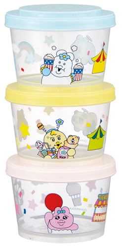 保存容器/径9.1×高6.6cm/SIJ3-73681・Color:保存容器Size:径9.1×高6.6cm・パッケージ個数:1・サイズ：径9.1×高6.6cm・材質：ポリプロピレン、パッキン：シリコーン・原産国：日本色柄違い3種類の容器セ...