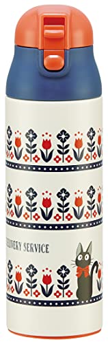 魔女の宅急便/490 ml/SDPC5-A・パッケージ個数:1・サイズ:直径6.7×高さ22.5cm・素材・材質:内びん・口がね＝ステンレス鋼 胴部＝ステンレス鋼（アクリル樹脂塗装） キャップ・フタ・飲み口＝ポリプロピレン パッキン＝シリコ...