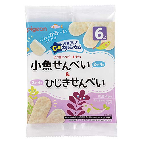 -/2枚 (x 8)/-・パッケージ個数:1・内容量:2枚×8袋・原材料:小魚せんべい・・・うるち米(国産)、コーンスターチ、砂糖、フラクトオリゴ糖、食塩、煮干し粉末、炭酸カルシウム(br)ひじきせんべい・・・うるち米(国産)、コーンスター...