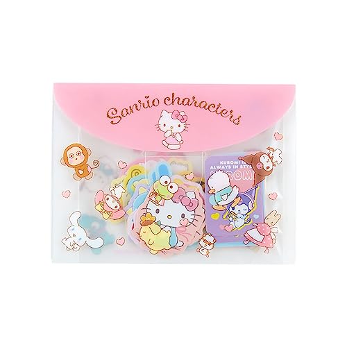 サンリオキャラクターズピンク/1個 (x 1)/401650・Style:サンリオキャラクターズ・本体サイズ：ケース:約9.3×0.3×6.8cm。主な材料・原料：シール:紙、ケース:PP・ケースはお手持ちのカードを入れられます。・(C)2...