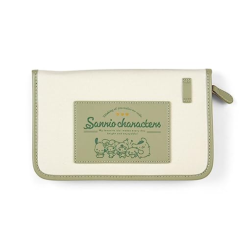 かわいいグリーン/-/050636・Color:グリーン・本体サイズ：約23×2.5×14cm。主な材料・原料：ポリエステル、綿、PU、PVC・(C)2023 SANRIO CO. LTD.(P)