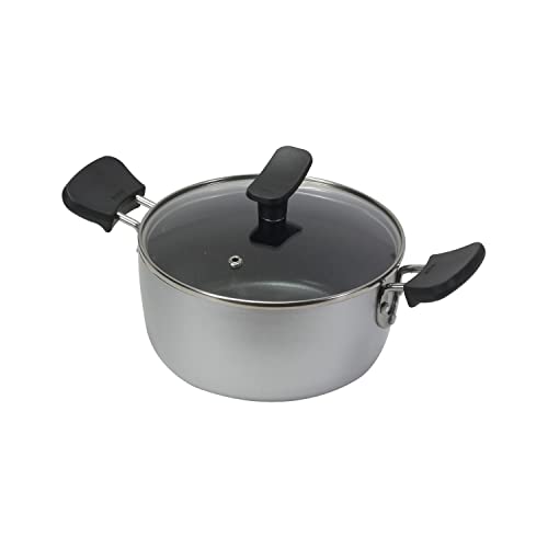 両手鍋シルバー/2 L/HB-6562・Size:2 LStyle:両手鍋・パッケージ個数:1・製品サイズ:(約)幅30.5×奥行19×高さ14.5cm、鍋の深さ:(約)8cm・製品重量:(約)0.87kg・《本体》表面加工:内面/ふっ素樹...