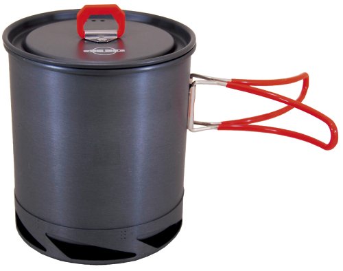 ブラック/130H×120mm(径)/DG-1100・パッケージ個数:1・サイズ 130H×120mm(径)(1000ml)・重量 206g・材質 アルミニウム(ハードアノダイズド加工)、取手:ステンレス(シリコンカバー)エコクッカー クッ...