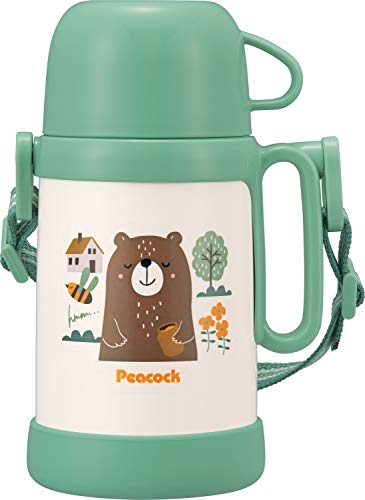 コップグリーン/500 ml/ASK-R50 GF・Color:グリーン・パッケージ個数:1・サイズ(約):幅11.7×奥行8.6×高さ17.6cm・本体重量(約):0.32kg、容量:0.45L・素材・材質:ステンレス真空断熱、シリコン底...