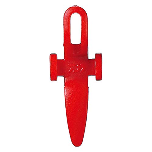 レッド/1個入/025584・Color:レッド・パッケージ個数:1・取付可能ロッド径(mm):ゴムリング(大) 10-14mm/ゴムリング(小) 8-10mm・入数:フックホルダー×1個、ロッド取付用ゴムリング×大小各1個・ルアーフック・...