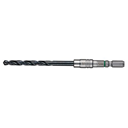 -/5.2mm/AMD-5.2・Size:5.2mm・パッケージ個数:1・刃先サイズ:φ5.2mm 全長:120mm・クッションリング色:緑・高硬度HSS(ハイス鋼)で鋭い切れ味が持続・鉄・軽金属・合成樹脂・木材などの各種穴あけ、タップ用穴...