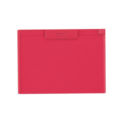 ヨコレッド/-/A987U-3・パッケージ個数:1・【対応用紙サイズ】A4横型(縦型)・【収容量】コピー用紙40枚・【機能】ペンホルダー付き・【特徴】片手で簡単に開け閉めできる・【寸法】幅322mm×奥行17mm×高さ236mm片手で簡単に...