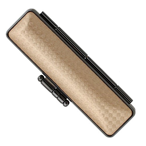 ライトブラウン/32×92×20mm/CA-LC-05・Color:ライトブラウン・パッケージ個数:1・【サイズ】2.4cm×9cm×2cm・【本体】合成皮革・【付属】朱肉付・【収納できる印鑑サイズ】12mm丸×60mm丈・【本体色】ライト...