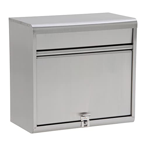 南京錠(別売)取付可ステンレス/幅37×奥行20.7×高さ35cm/PH-60・Style:南京錠(別売)取付可PatternName:単品・パッケージ個数:1・??【さびにくいステンレス製】さびにくい18-8ステンレス製のポストです。・?...