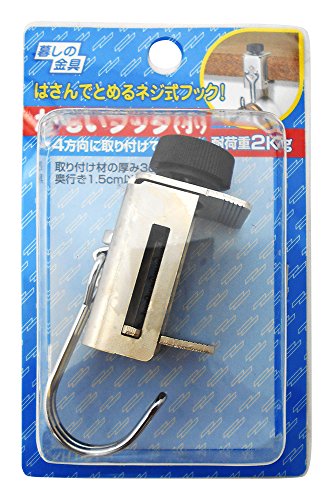 カジュアルシルバー/小/KH-001・Size:小・パッケージ個数:1・材質:スチール ネジヘッド:ABS樹脂・●ご使用上の注意:強く締めすぎると、取り付け材にキズが付くおそれがあります。・●ご使用上の注意:金属製の棚等は滑る恐れがあります...