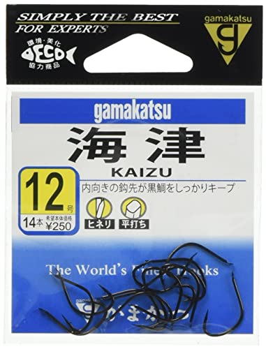 12号ブラック/-/-・Style:12号・パッケージ個数:1・号数:12・入本数:14この釣り針は、がまかつ(Gamakatsu)ブランドの海津フックで、ブラックの12号です。金属製で、スピアポイントスタイルを採用しています。1本あたり1...