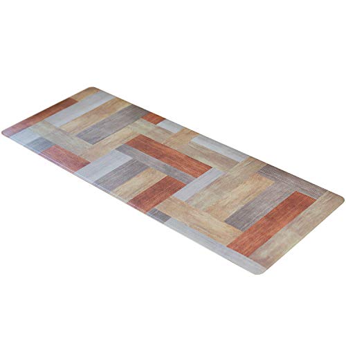 拭ける3. ウッド/a. キッチンマット 約45×120cm/4548622743777・Size:a. キッチンマット 約45×120cmColor:3. ウッド・パッケージ個数:1・サイズ：約45cm×120cm・マットの高さ:約5mm...