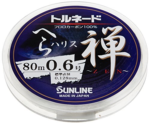 0.6号ナチュラルクリア/0.6号/60170620・Style:0.6号・パッケージ個数:1・素材:フロロカーボン/全長:80m/0.6号・ナチュラルクリアしなやかで取り扱いも良く、高引張・結節強度性能を兼ね備えた、厳選素材フロロカーボン...