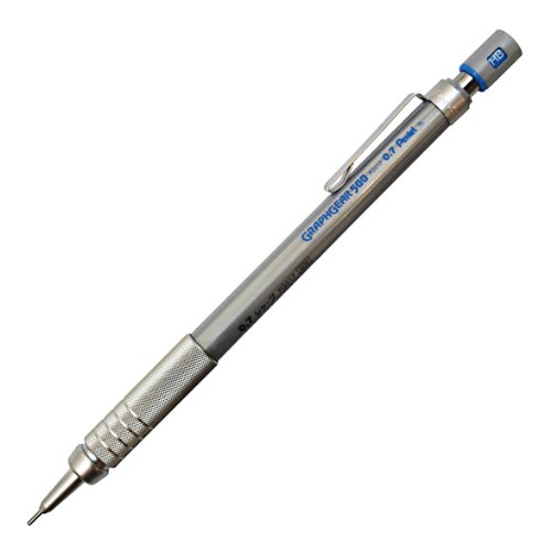 単品シルバー/0.7mm/PG517・Size:0.7mmStyle:単品PatternName:本体・パッケージ個数:1・芯径:0.7、内蔵芯:HB・軸色:シルバー・機構:ノック式・本体サイズ/重さ:10×8×147mm/14g・材質:(...