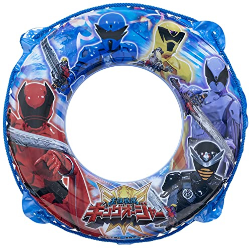 ブルー/55cm/4970134300498・対象年齢：3歳以上・サイズ：55cm大人気テレビキャラクター「王様戦隊キングオージャー」の浮輪です。直径55センチで対象年齢は3~6歳くらいのお子様です。ロープ付き。かんたん空気栓装着商品