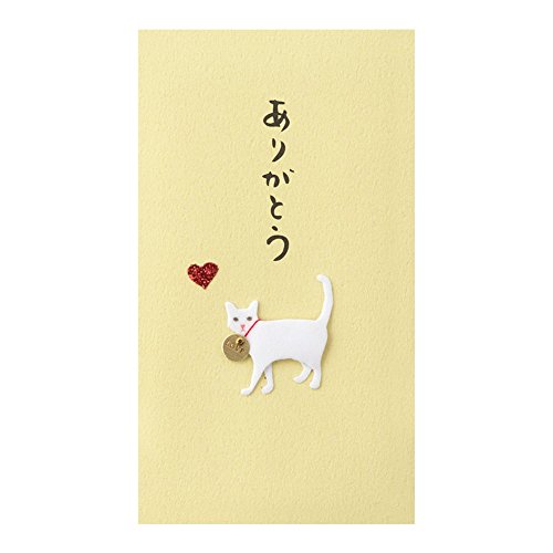 ネコ柄ありがとう ネコ柄/11.5×6.5cm/25227006・パッケージ個数:1・立体的なペーパークラフトをあしらった、気持ちが伝わるぽち袋です。・シンプルながらかわいらしいデザインは相手を選ばずにカジュアルに贈ることができます。・普段...