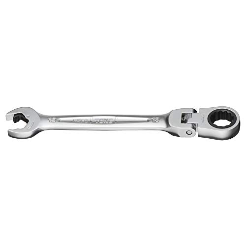 シルバー/RMFQ-12:二面幅:12mm/RMFQ-12・Size:RMFQ-12:二面幅:12mm・パッケージ個数:1・●安全ロープ取付け穴付き(RMFQ-14以上のサイズ)・素材: 金属●クイックラチェットめがねレンチに待望の「首振り...