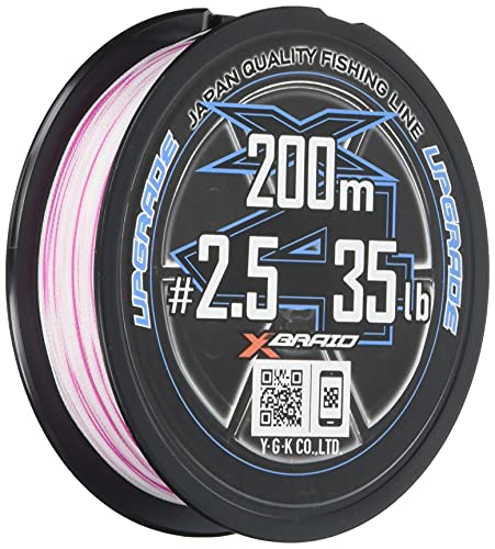 2.5号/35lbオーキドホワイト1m15cm毎 ウルゲソピンクマーク/2.5号/B084ZXZCBJ・Style:2.5号/35lb・規格:200m・号数:2.5号・ポンド数:35lb・素材:ポリエチレン・カラー:オーキドホワイト1m15...