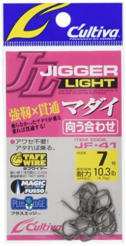 7号シルバー/#7/No.16574・Style:7号・パッケージ個数:1・主な対応魚種:マダイ・サイズ:7号JF-41 ジガーライトマダイ向う合わせ 追加サイズ 全てのアタリを掛けろ 鯛ラバ専用、ジガーライト「マダイ」 着底~巻き上げに強...